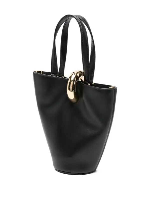 Jacquemus Le Petit Bambola Leather Bucket Bag - Black