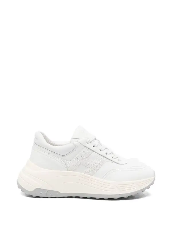 Hogan Hi Fi Leather Sneakers - White