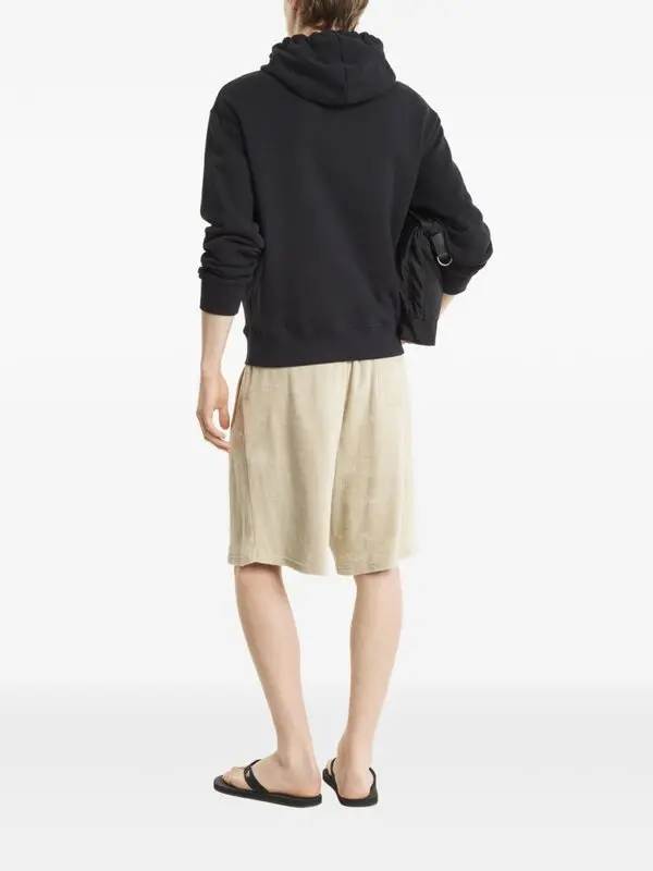 Maison Kitsuné Logo Cotton Hoodie - Black