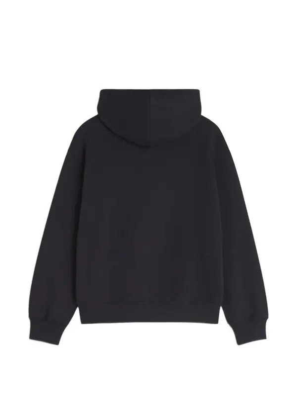 Maison Kitsuné Logo Cotton Hoodie - Black