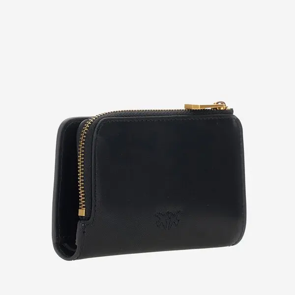 Pinko Mini Leather Wallet With Logo