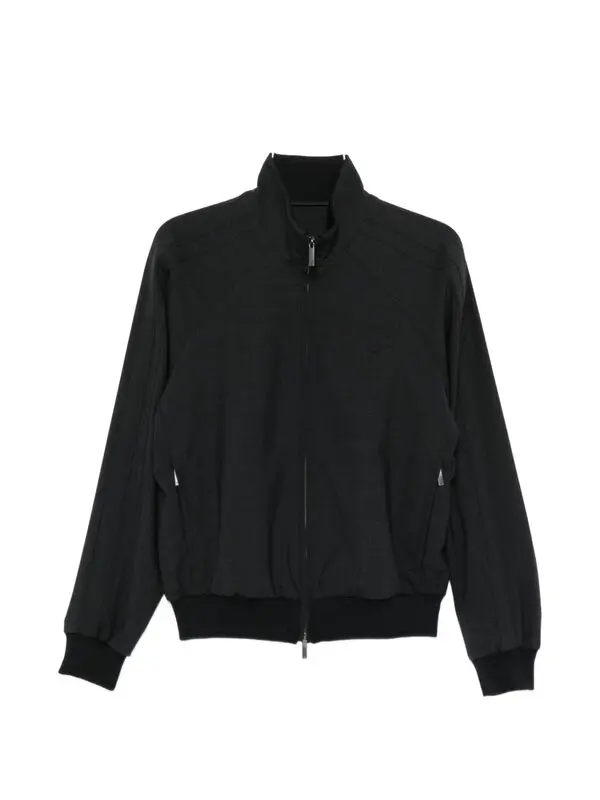 Emporio Armani Wool Blend Bomber Jacket