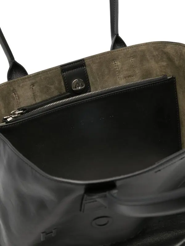 Hogan Small Leather Tote - Black