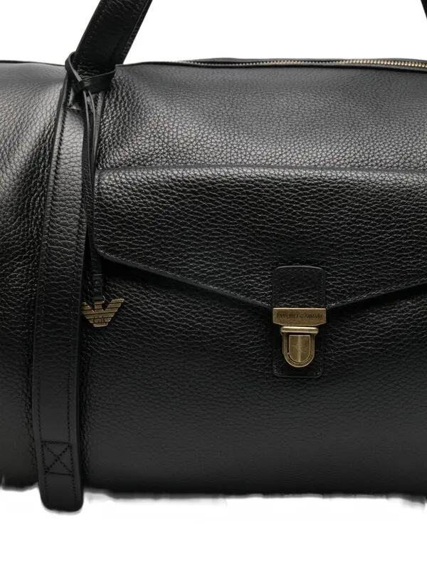 Emporio Armani Leather Duffle Bag