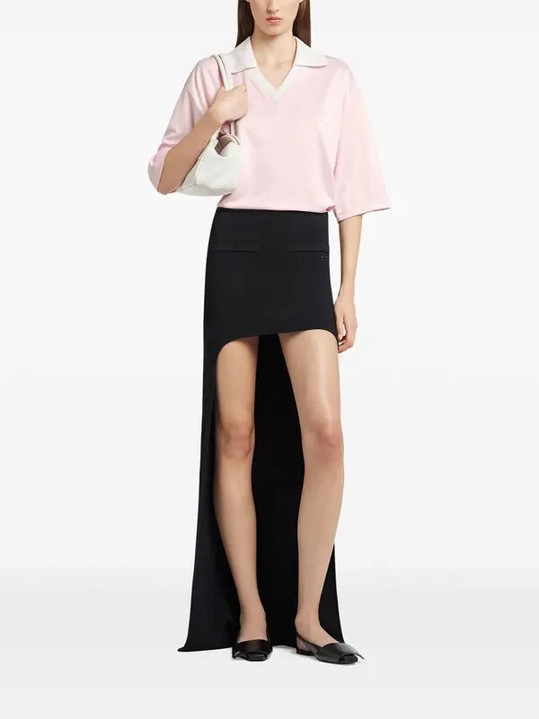 COURREGES Oversized Polo Shirt - Pink