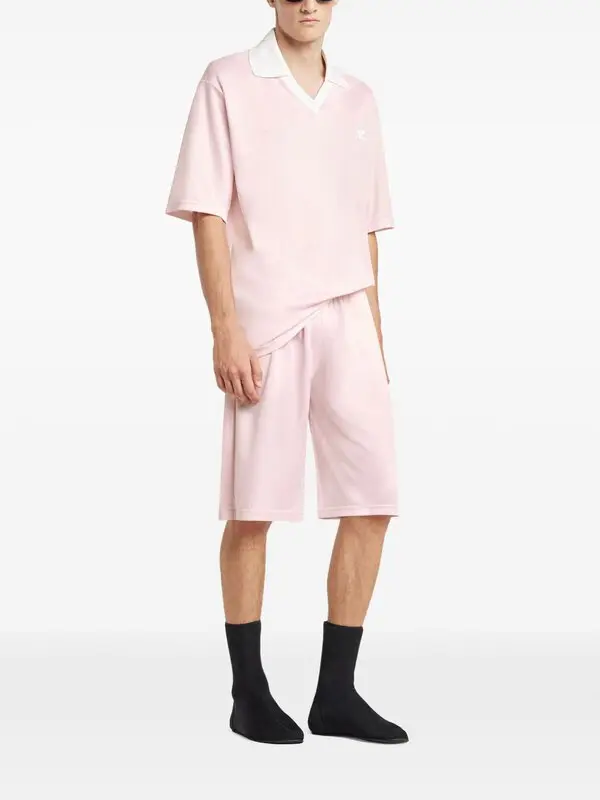 COURREGES Oversized Polo Shirt - Pink