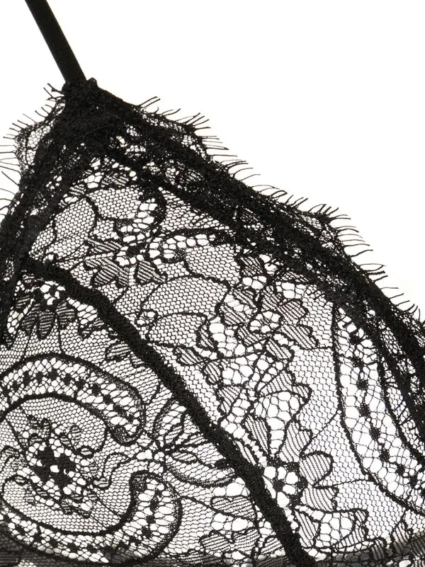 ANINE BING Lace Bra With Trim