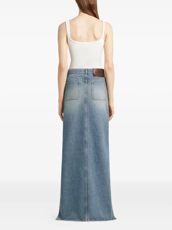 COURREGES Denim Skirt