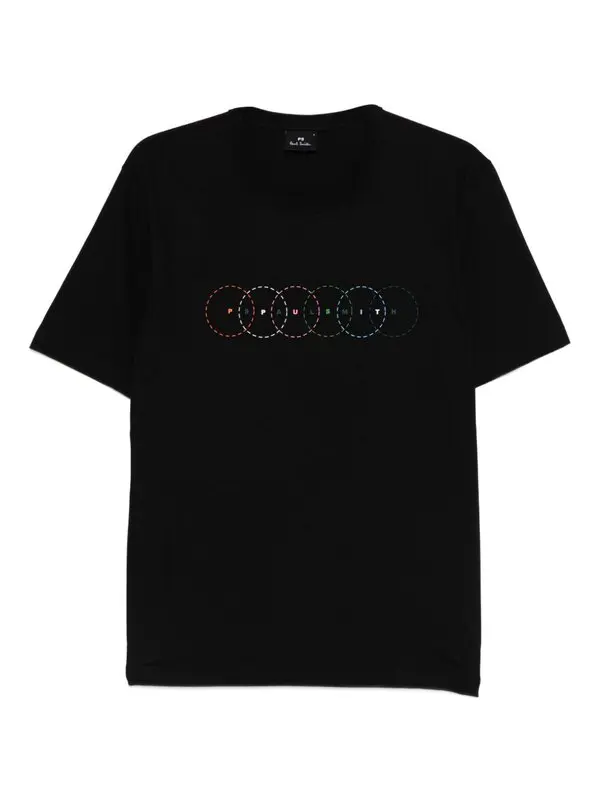Paul Smith Circles Organic Cotton T Shirt