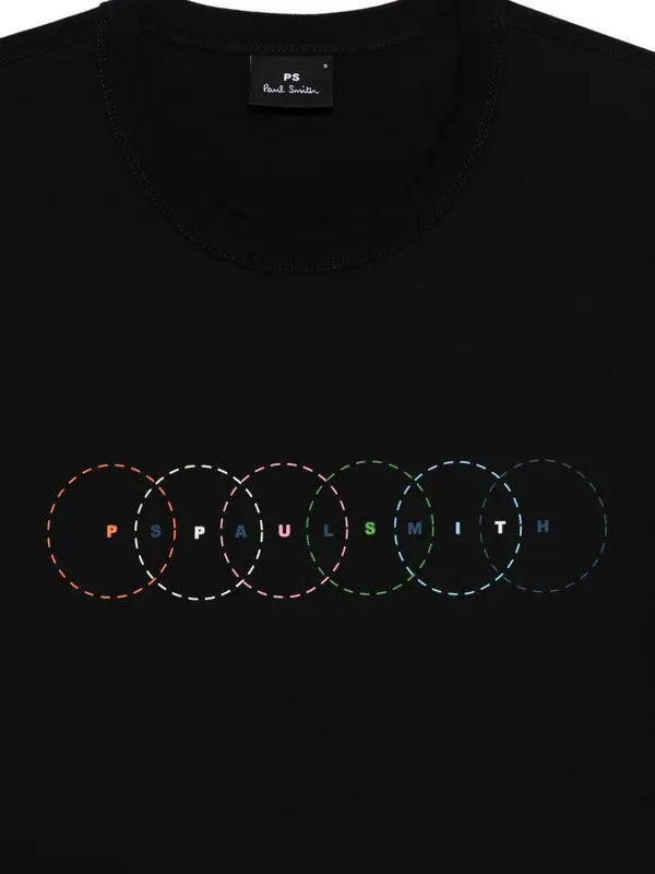 Paul Smith Circles Organic Cotton T Shirt