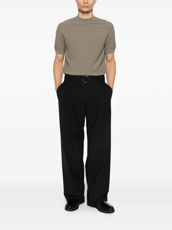 E.ARMANI EXCLUSIVE PRE Wool Trousers