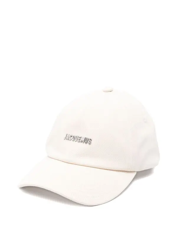 Jacquemus Cotton Baseball Cap - White