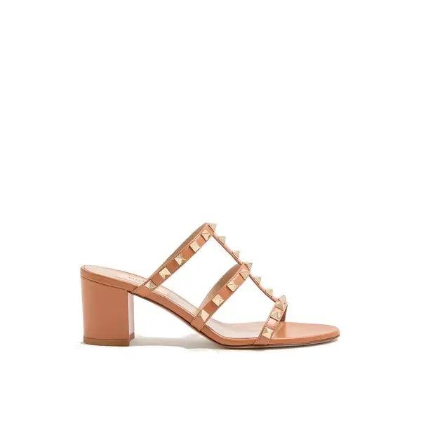 Valentino Garavani Rockstud Mules - Brown