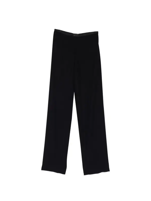 Emporio Armani Cady Straight Leg - Blue