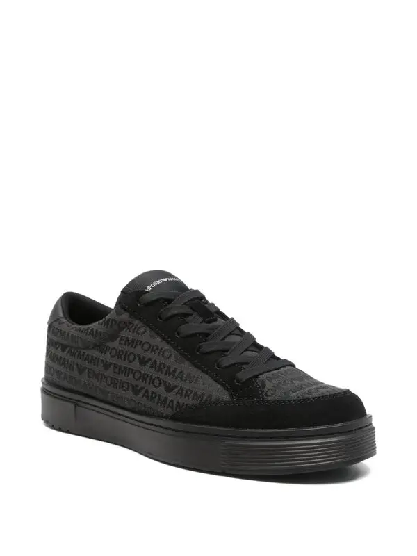 Emporio Armani Canvas Sneakers