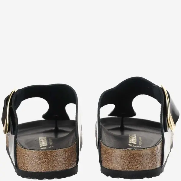 BIRKENSTOCK Gizeh Big Buckle Sandals - Black