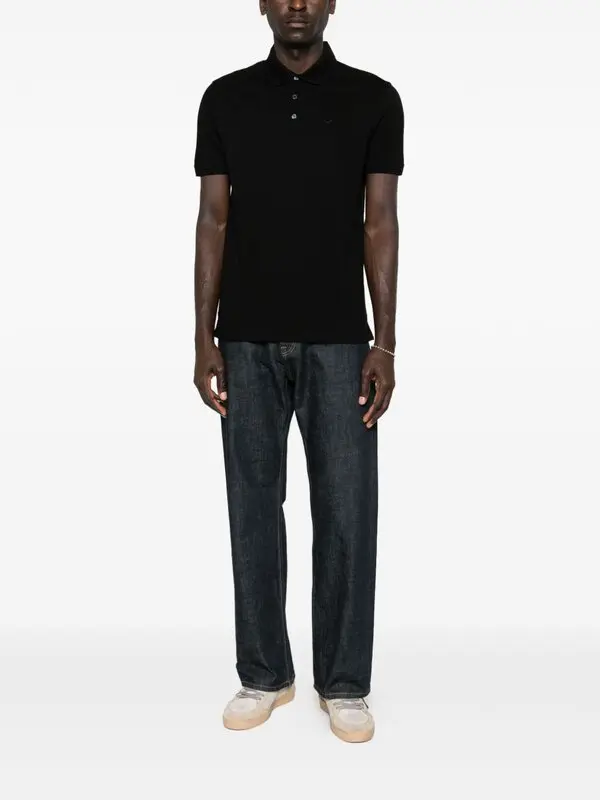 Emporio Armani Logo Cotton Polo Shirt