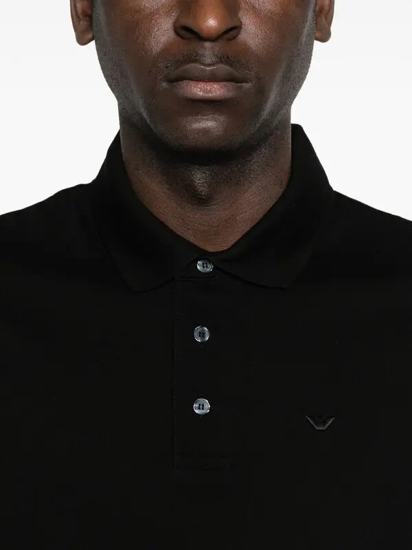 Emporio Armani Logo Cotton Polo Shirt