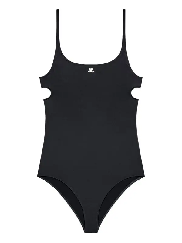 COURREGES Cut-out Swimsuit - Black