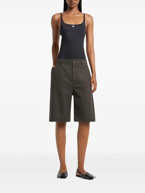 COURREGES Cut-out Swimsuit - Black