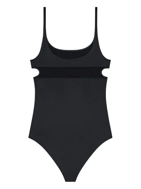 COURREGES Cut-out Swimsuit - Black