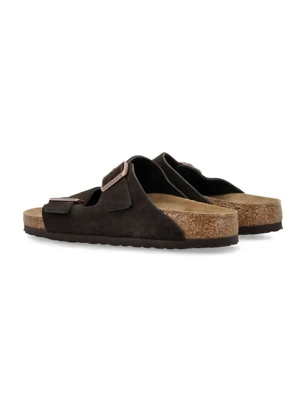 BIRKENSTOCK Flat Slides - Mocha