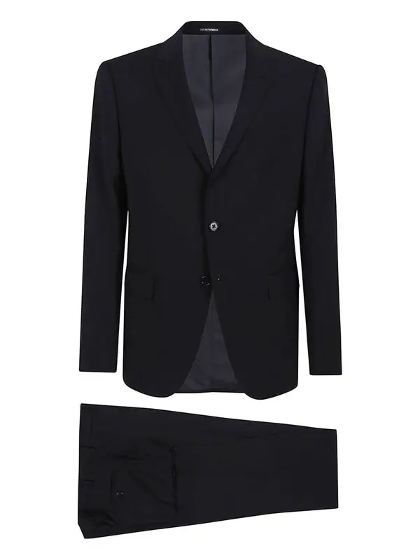 Emporio Armani Wool Single Breasted Suit