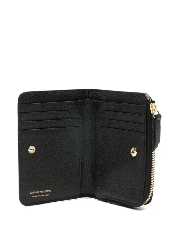 Emporio Armani Leahter Bifold Wallet - Black
