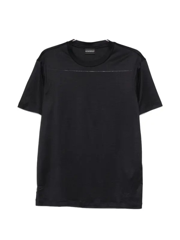 Emporio Armani Cotton T Shirt - Blue