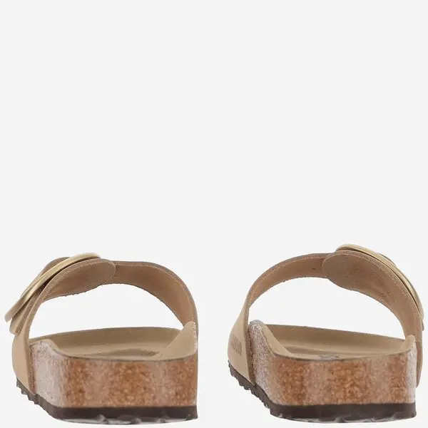 BIRKENSTOCK Madrid Big Buckle Sandals - Beige
