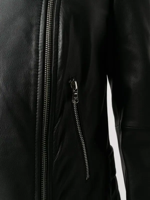 Emporio Armani Leather Biker Jacket