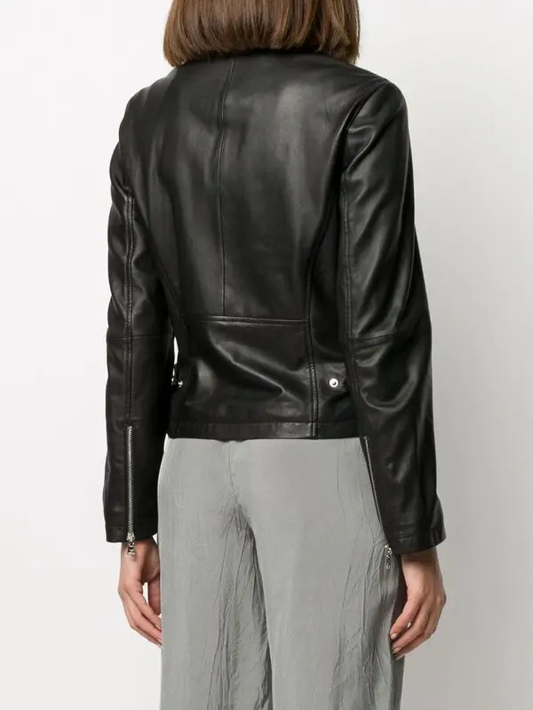 Emporio Armani Leather Biker Jacket
