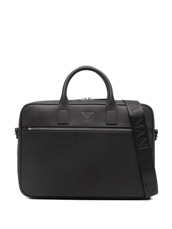 Emporio Armani Small Briefcase - Brown