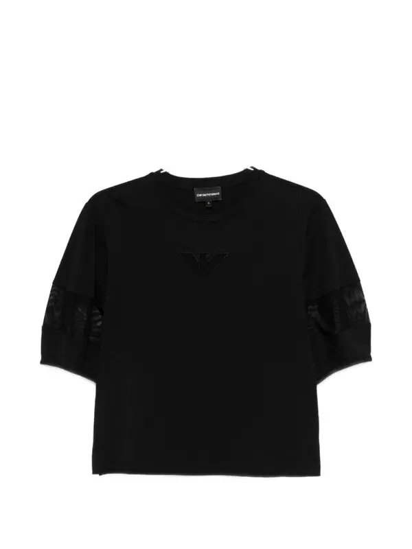 Emporio Armani Cotton Crewneck Top