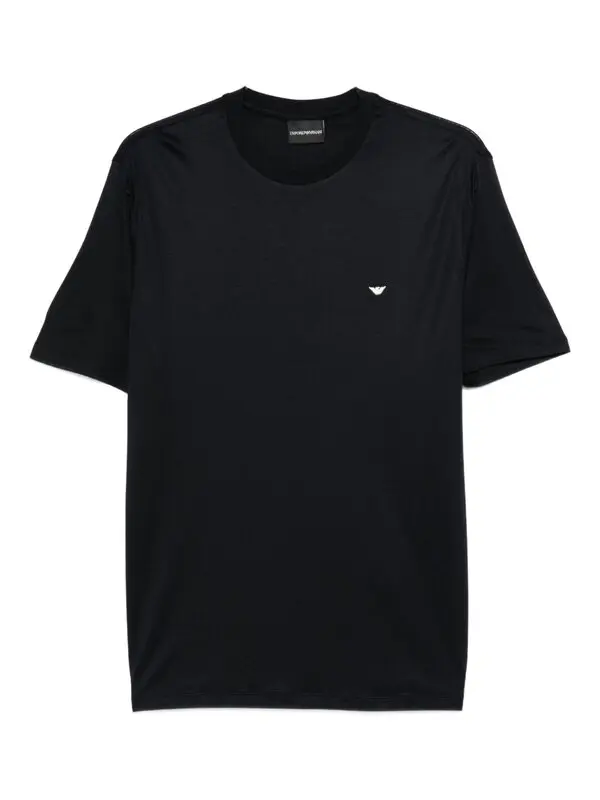Emporio Armani Cotton Blend T Shirt - Blue