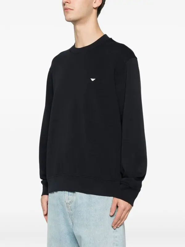 Emporio Armani Cotton Crewneck Sweatshirt