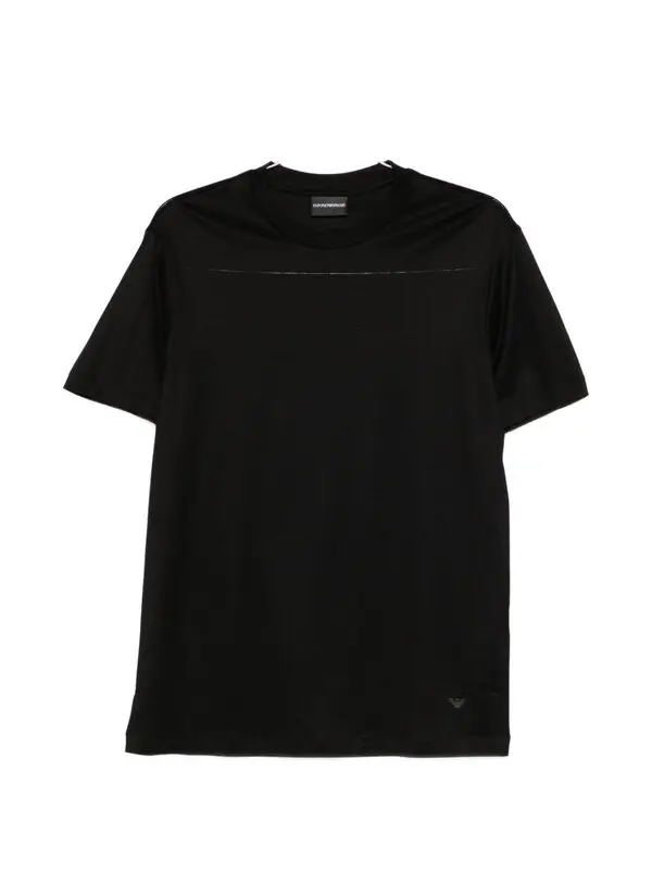 Emporio Armani Cotton T Shirt - Black