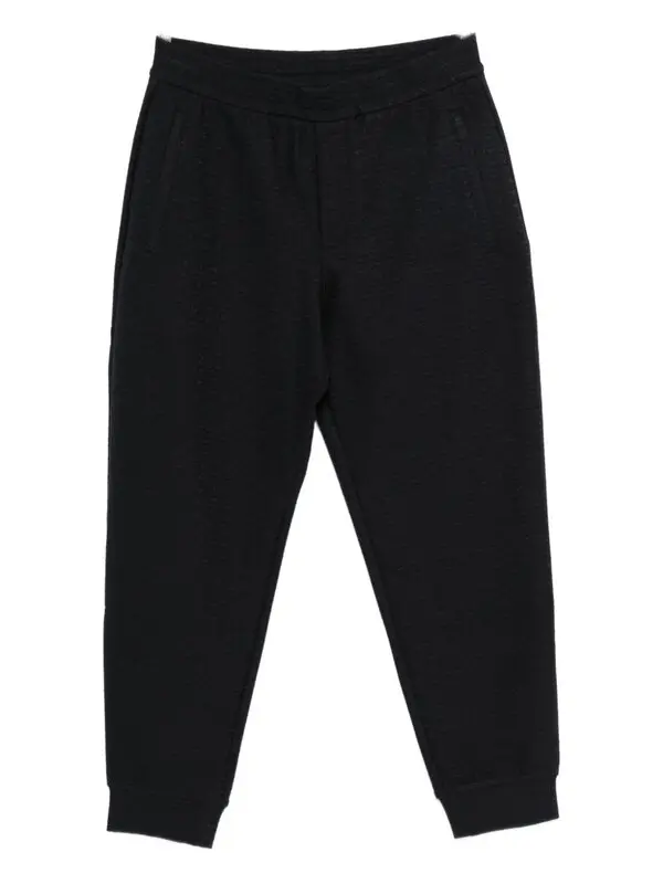 Emporio Armani Cotton Blend Sweatpants - Blue
