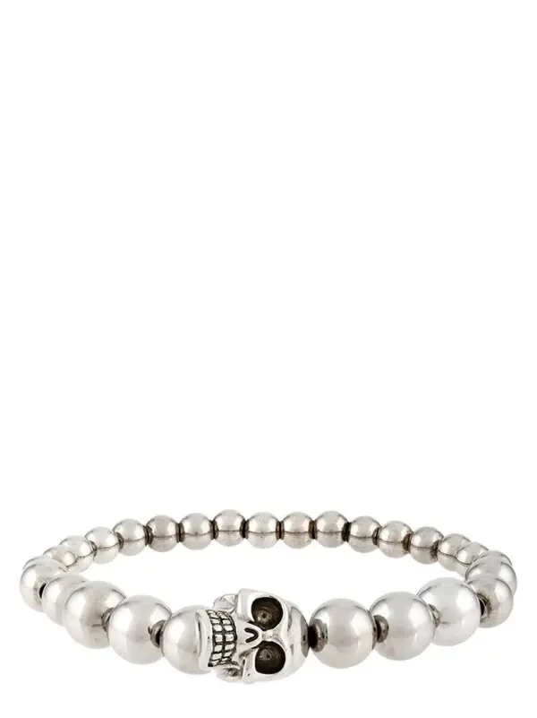 Alexander McQueen Skull Ball Bracelet - Silver