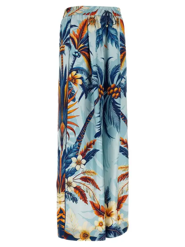 F.R.S FOR RESTLESS SLEEPERS Ecuba Palm Bouquet Print Pants