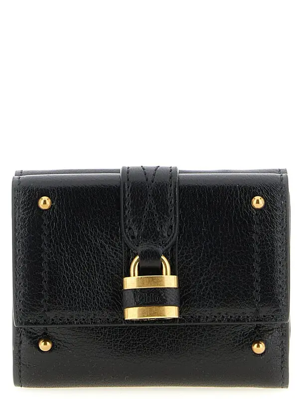 Chloé Paddington' Trifold Mini Wallet - Black