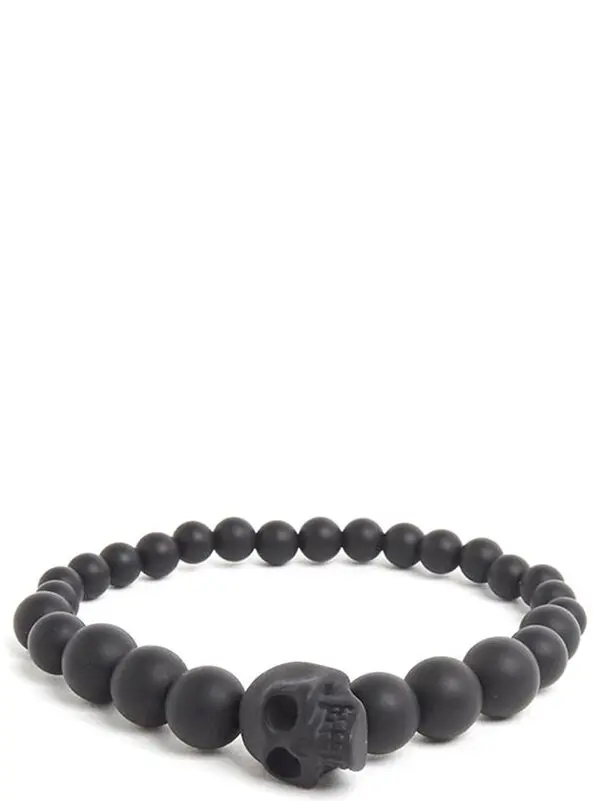 Alexander McQueen Skull Ball Bracelet - Black