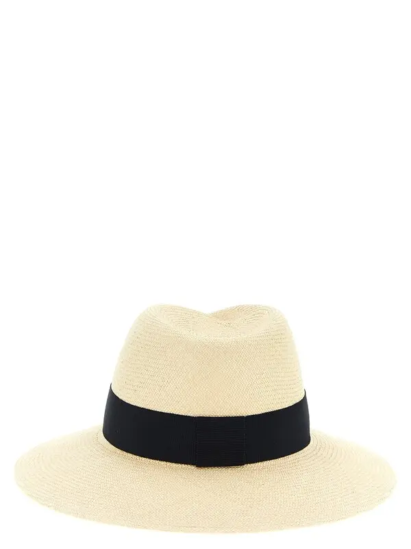 MAISON MICHEL Virginie Straw Fedora Hat