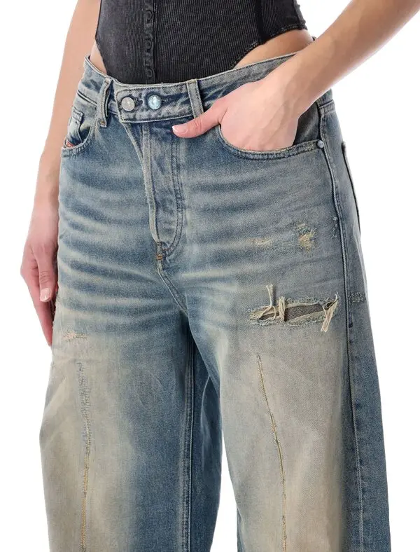 DIESEL® Wide Leg Jeans
