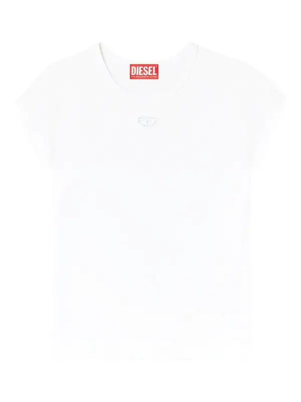DIESEL® Logo Cotton T-shirt - White