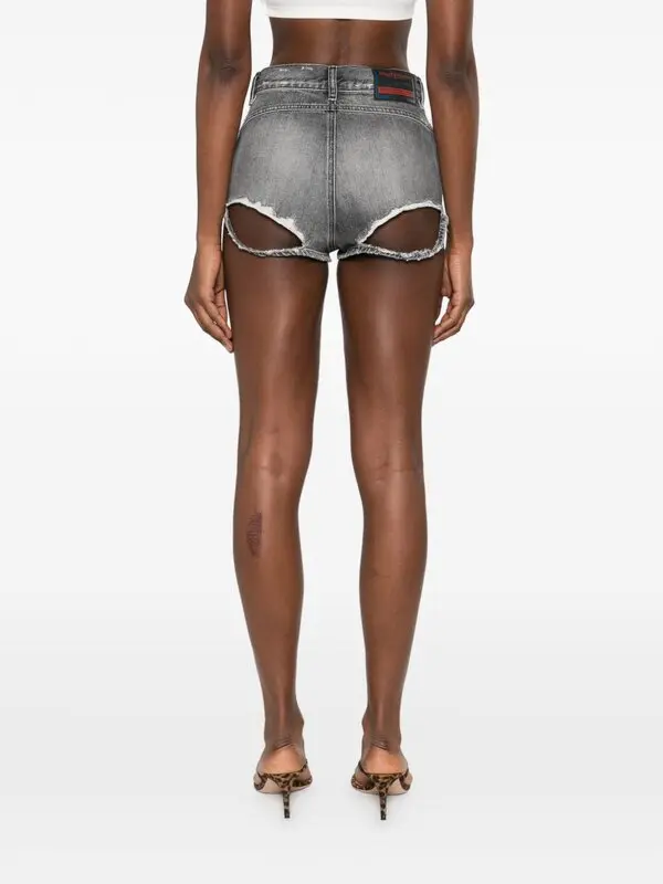 DIESEL® Denim Cotton Shorts - Grey