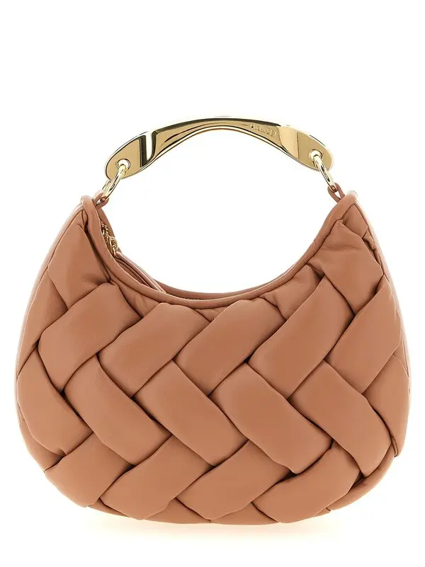 Twin-set Weaved Handbag - Pink