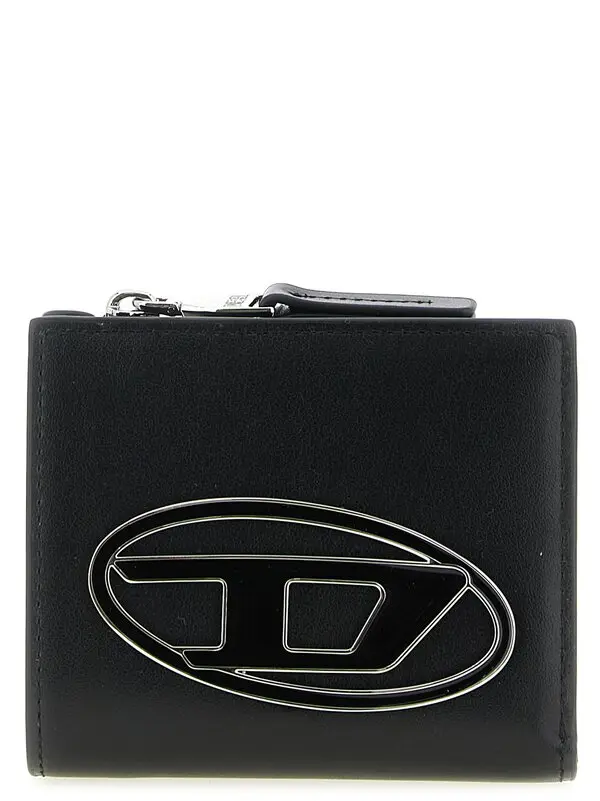 DIESEL 1dr Bi Fold Zip L' Wallet - Black