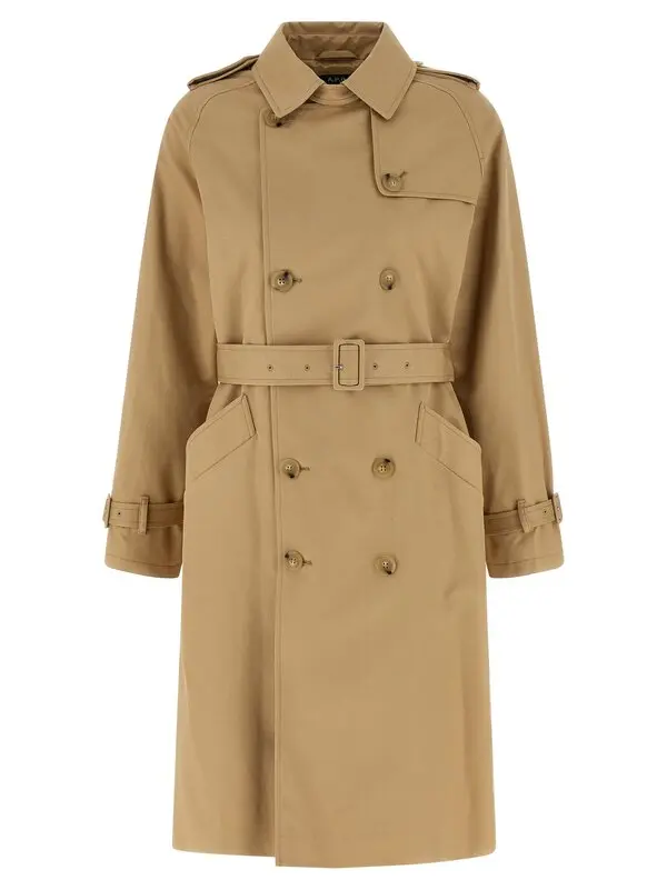 A.p.c. Greta Cotton Trench Coat