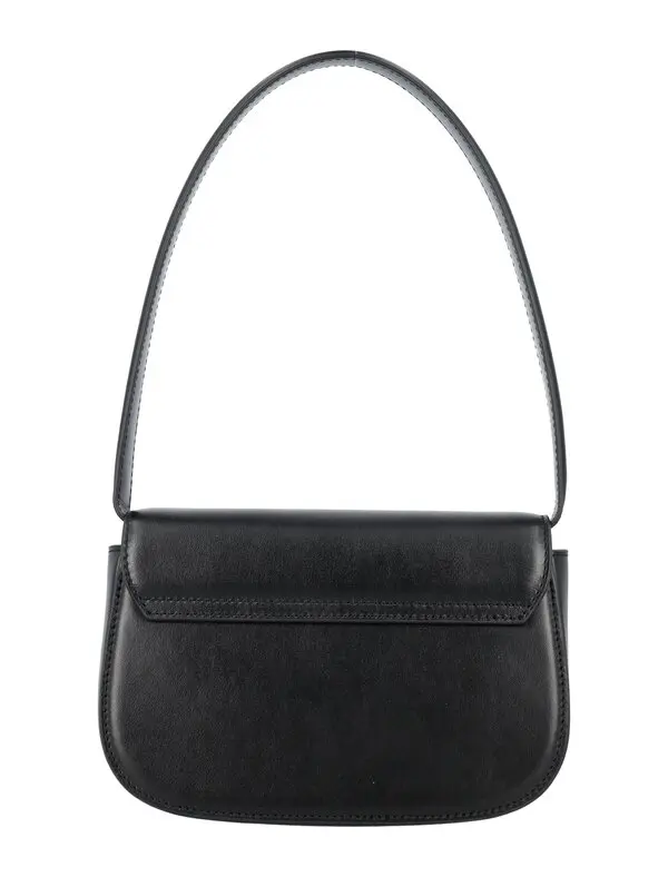 DIESEL® Structured Leather 1dr Bag - Black
